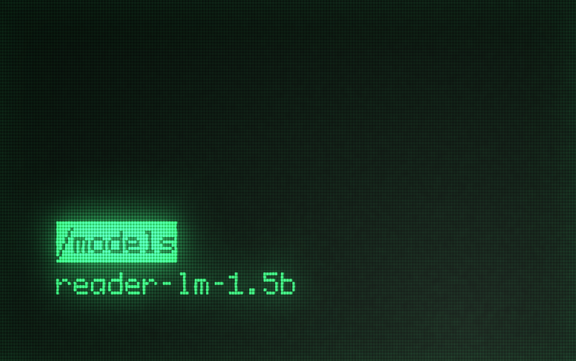 reader-lm-1.5b - Search Foundation Models